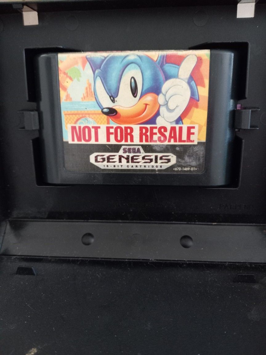 Sega Genesis Sonic Cartridge