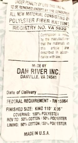 Dan River Bedding Product