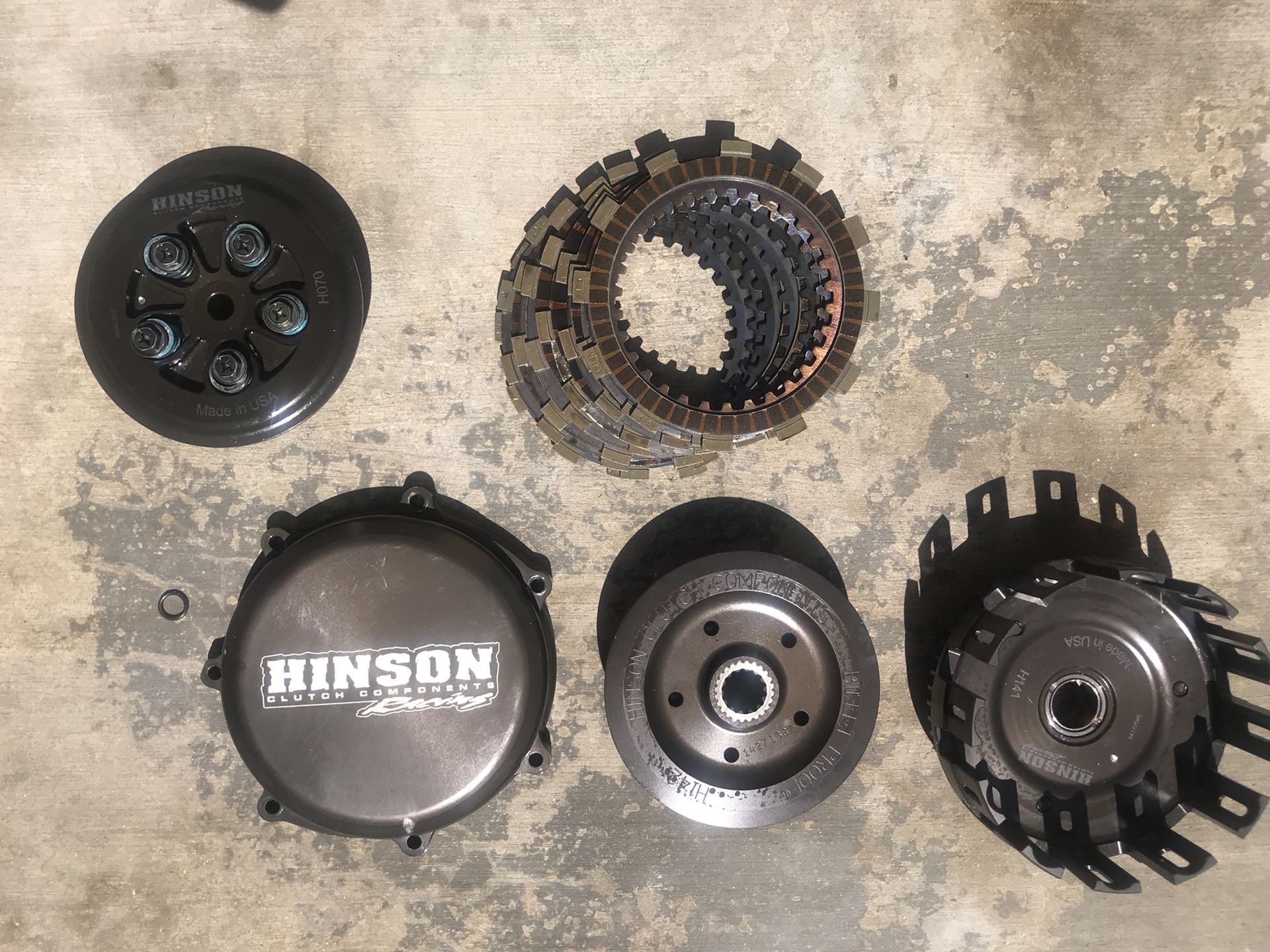 Complete HINSON Billetproof Conventional Clutch Kit Yamaha YZ250F 2001-2008 for Sale in Palmdale ...