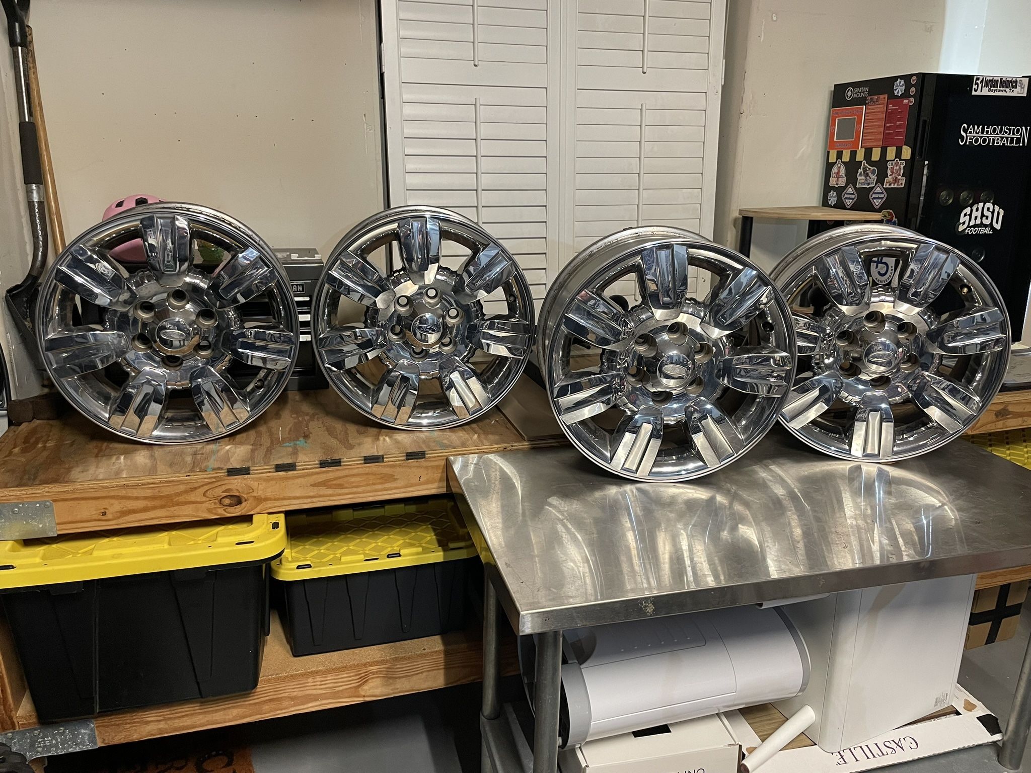 Set Of (4) 18” 6 Lug Stock Ford Wheels for Sale in Cypress, TX - OfferUp