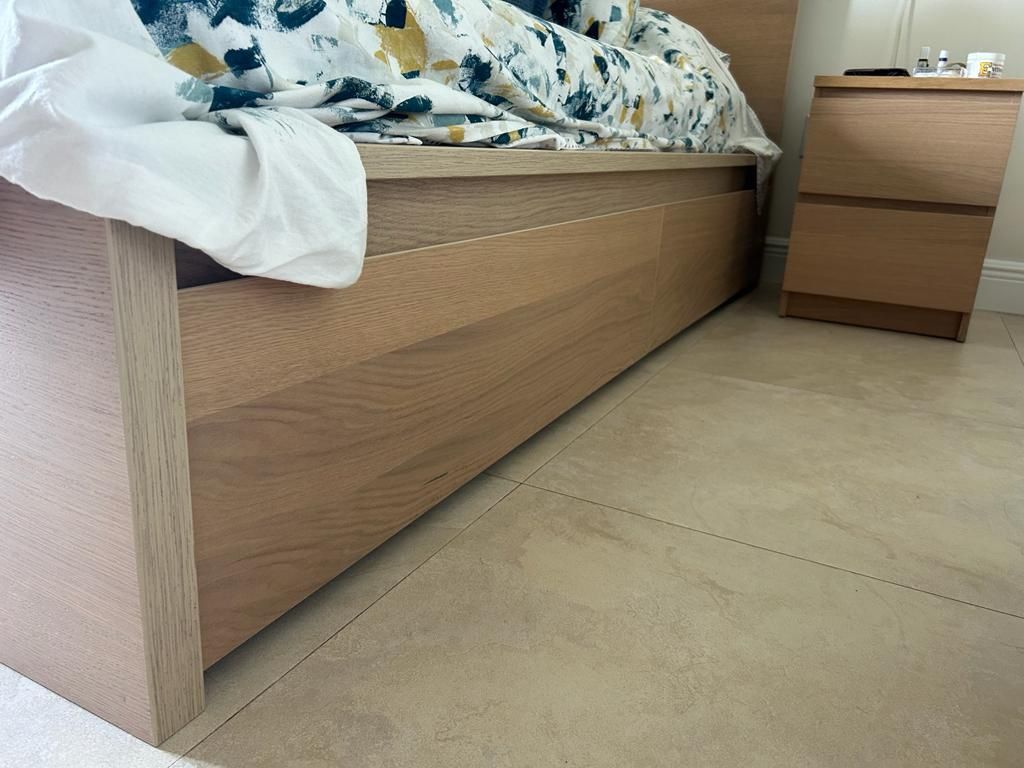 IKEA Malm Queen size bed frame with Storage (matress not Included) for ...