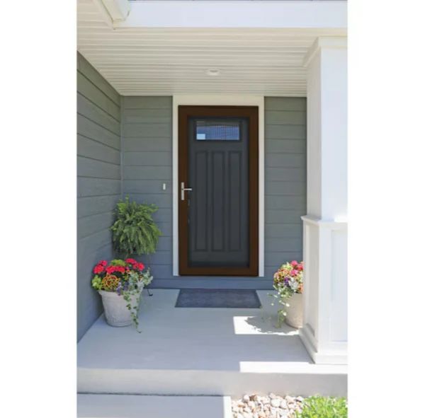 LARSON Platinum Secure Screen 38"x81" Aluminum R H Outswing Security ...