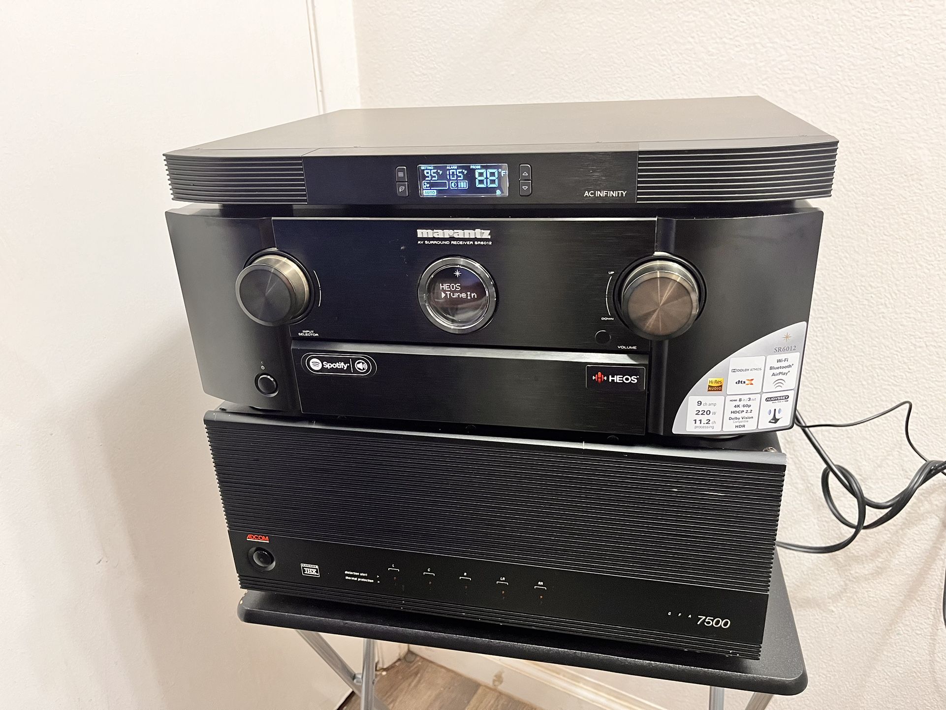 MARANTZ SR-6012,ADCOM 7500 ,AC INFINITY T8 for Sale in Pasadena, CA ...