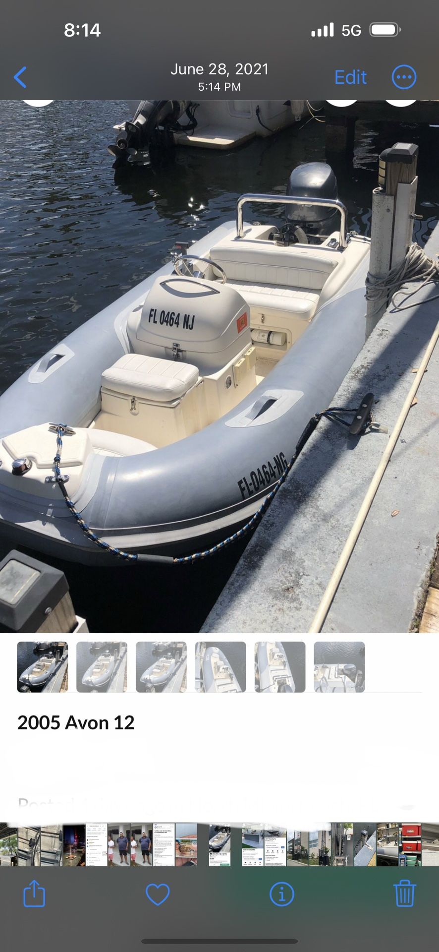 2006 Avon Rib Boat for Sale in Miami, FL - OfferUp