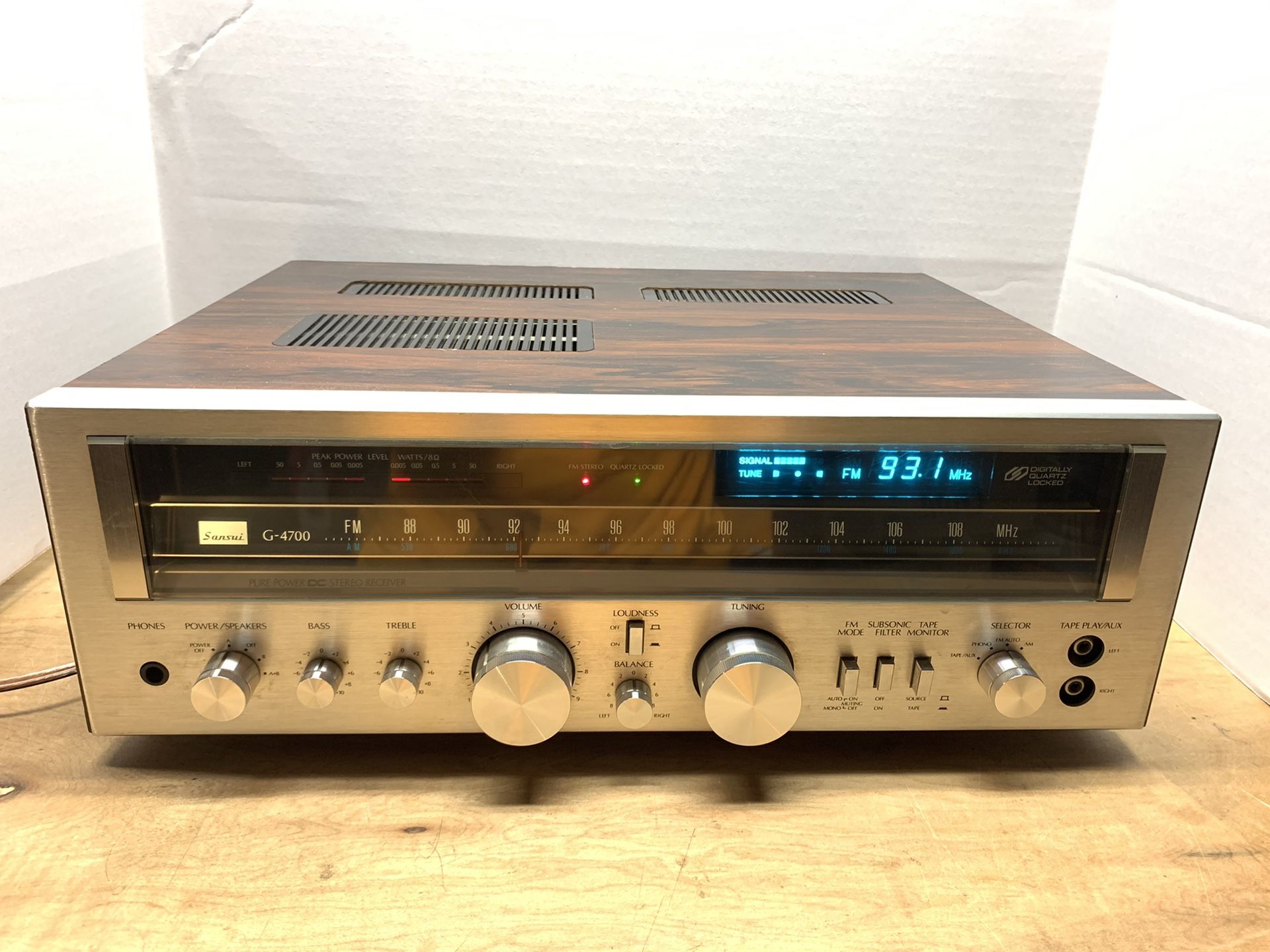 Sansui G-4700 Pure Power Stereo Receiver for Sale in Oak Lawn, IL - OfferUp