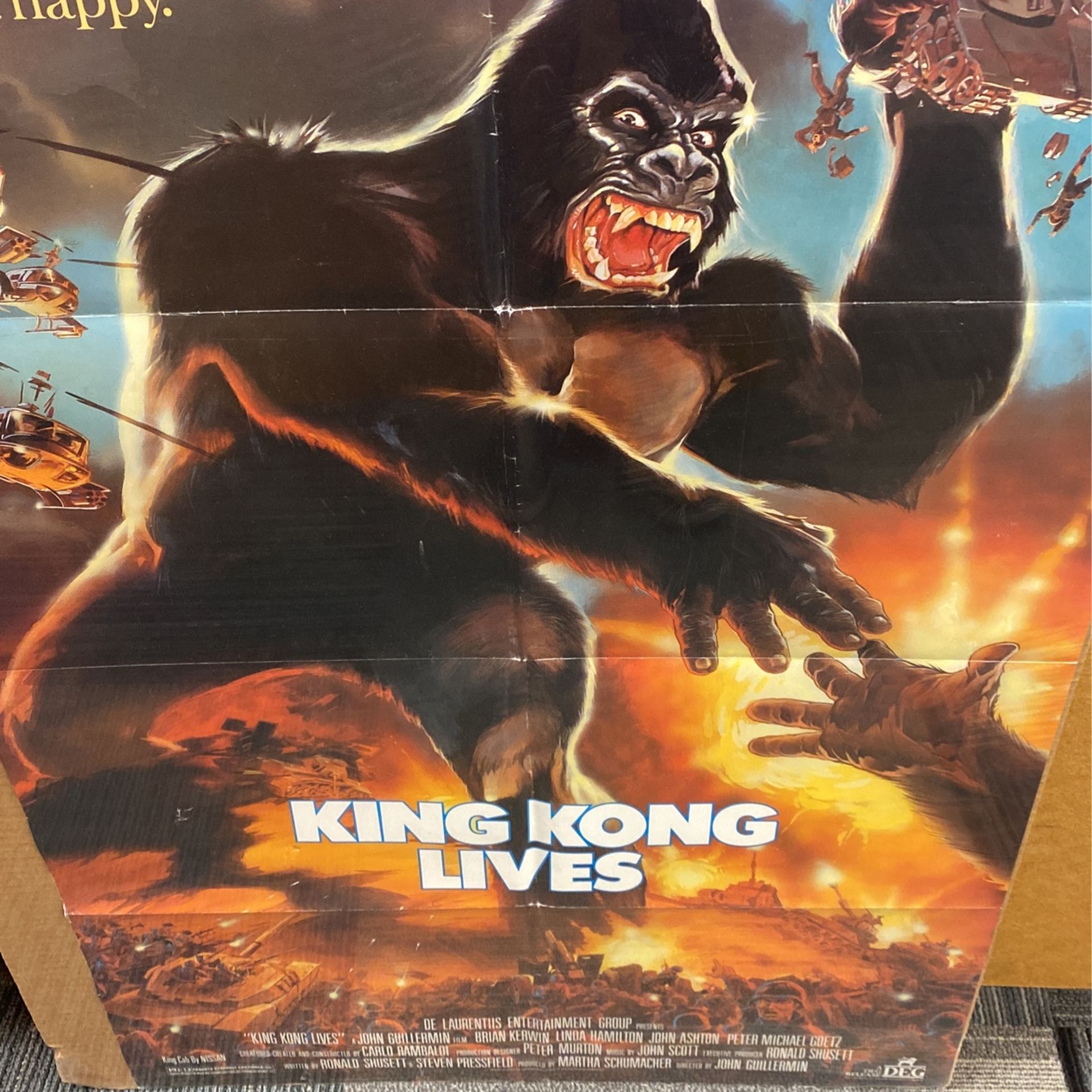King Kong Lives Poster