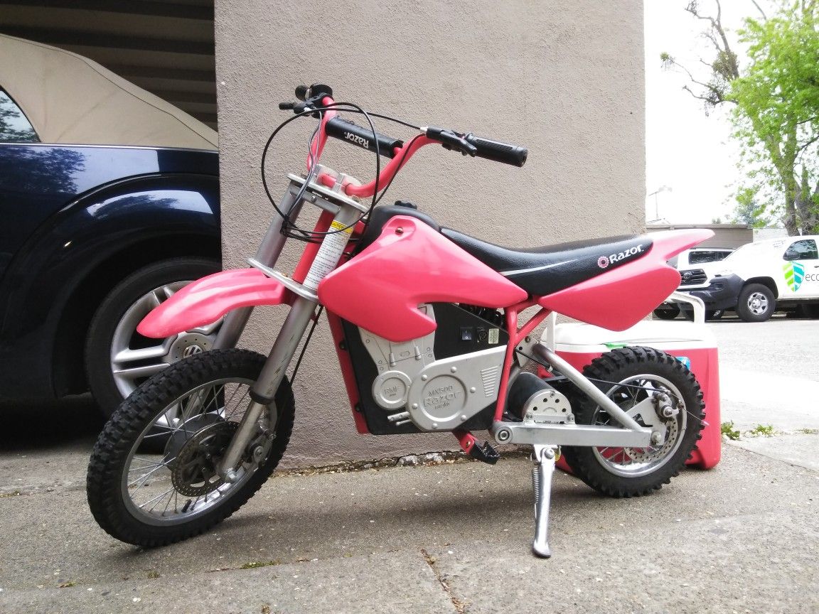 Razor MX 500 WATT Electric Dirt Bike Upgraded for Sale in Sacramento ...