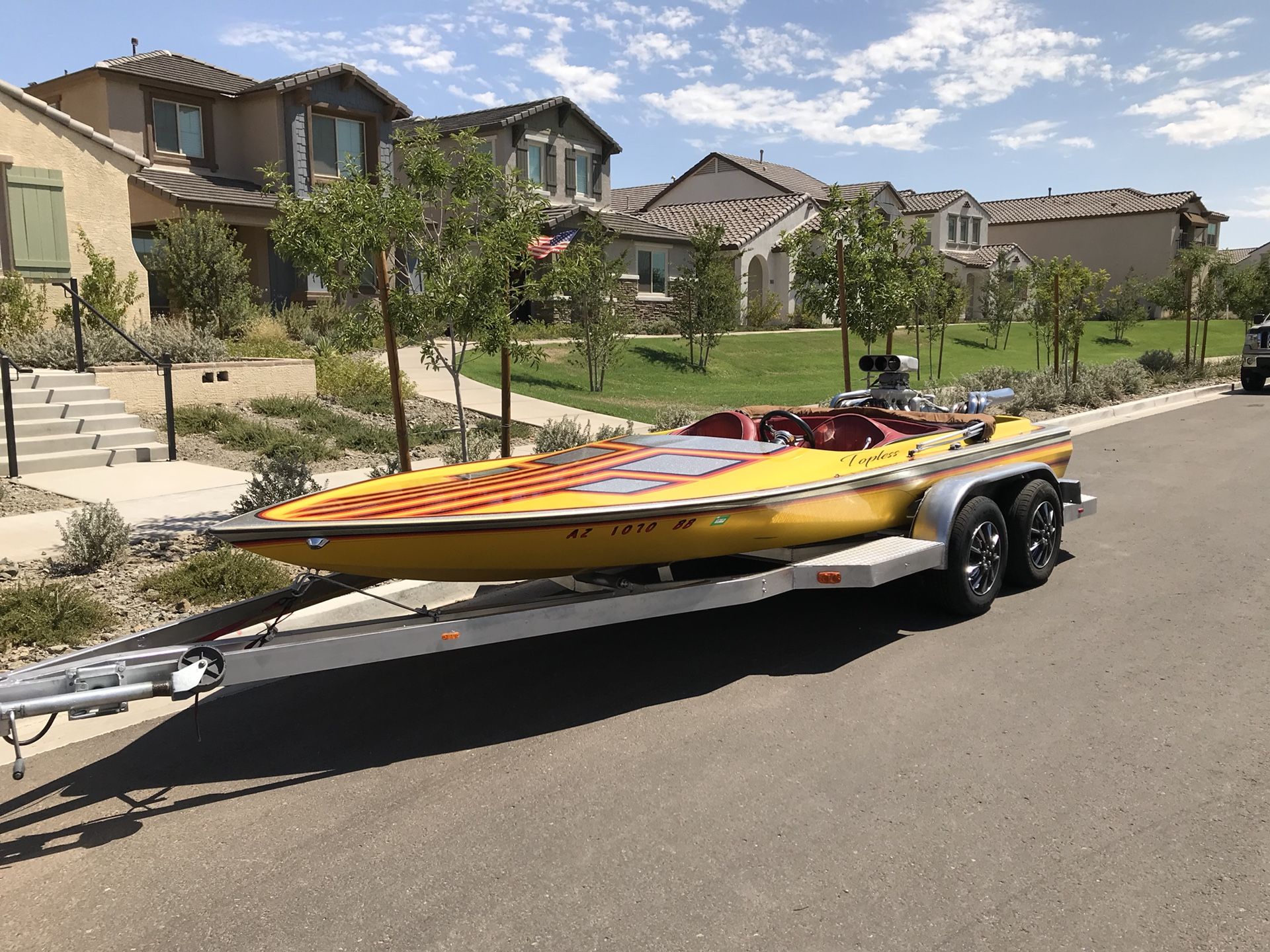 Sterling jet boat 1979 19ft hull 7.5L 460 cu in big block Ford with ...