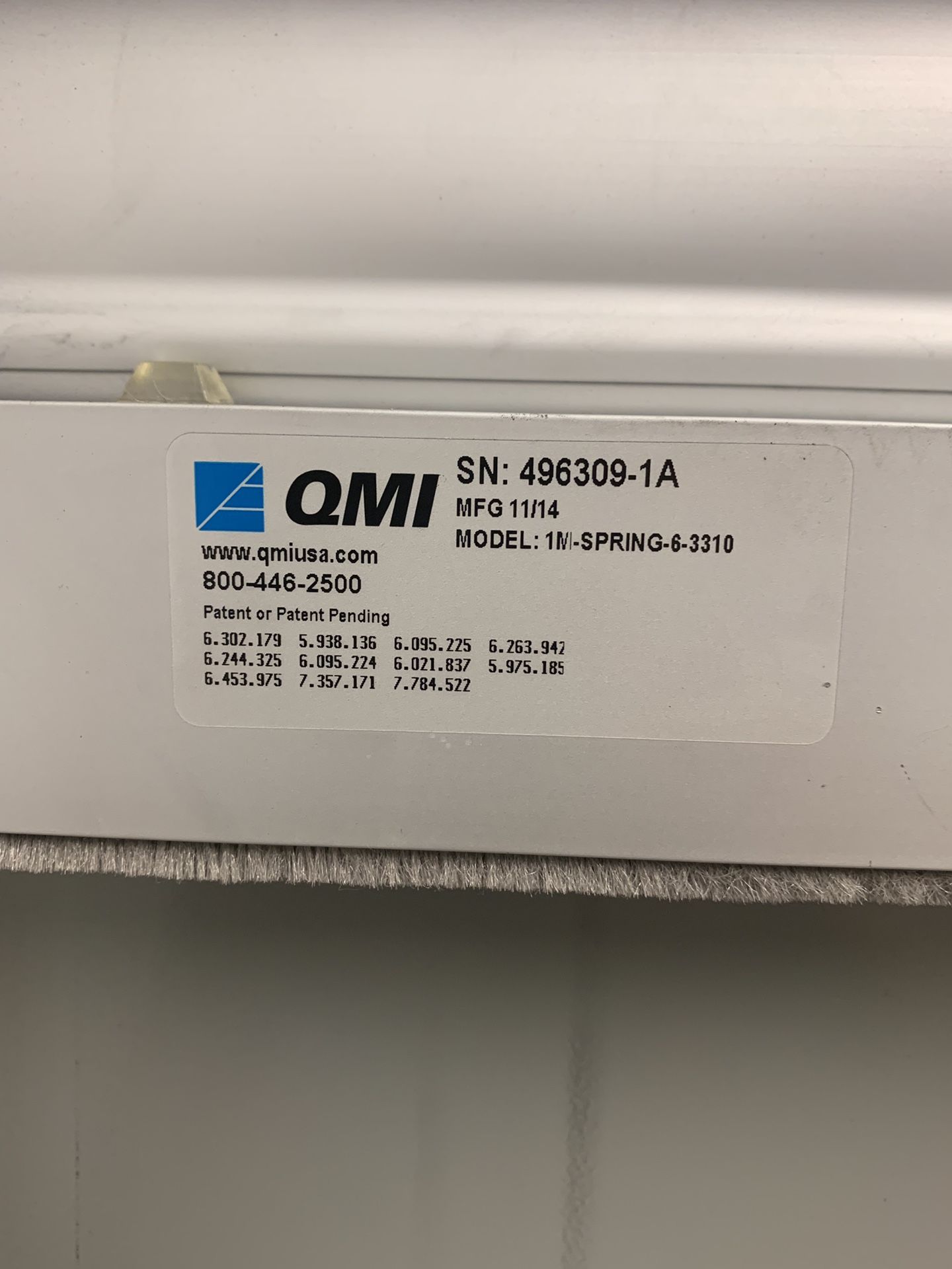 QMI 3 SHELF SECURITY CABINET WITH ROLL DOWN LOCKING DOOR 1M-SPRING-6-3310 for Sale in Los ...