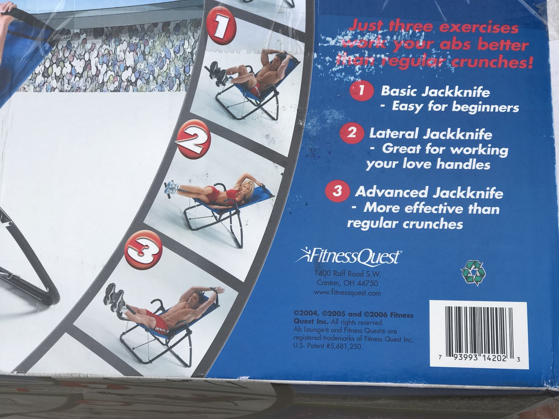 AB Lounge Plus Abdominal Workout Fitness Exercise Blue Lounger Chair Machine NEW | atelier-yuwa ...