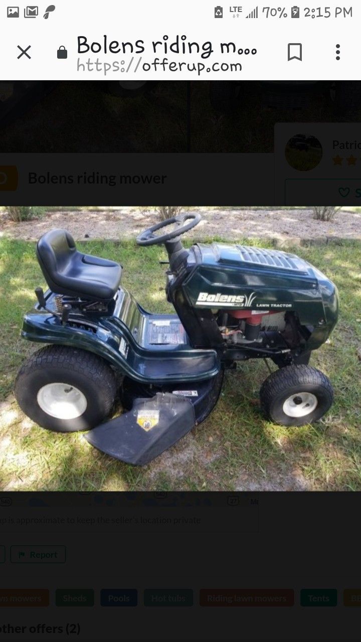 Bolens by MTD Lawn Mower/Tractor for Sale in Jonesboro, GA - OfferUp