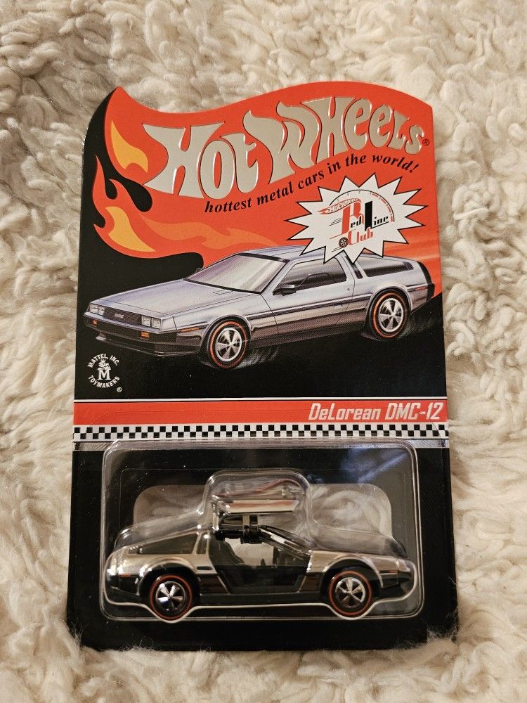 Hot Wheels 2012 RLC Delorean DMC_12, Chrome for Sale in Los Angeles, CA ...