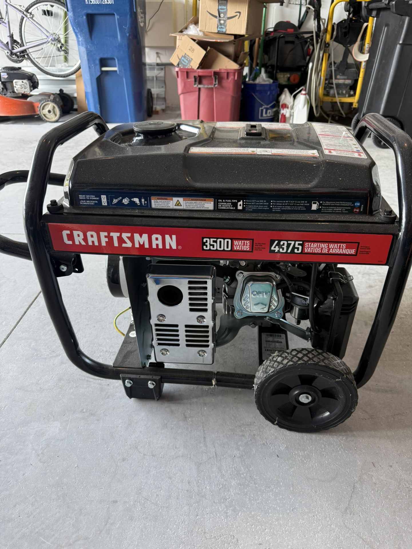 Craftsman 4375 Starting Watts 3500 Running Watts for Sale in Gulfport ...