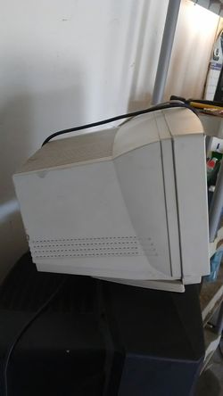 Old Computer Monitor Back