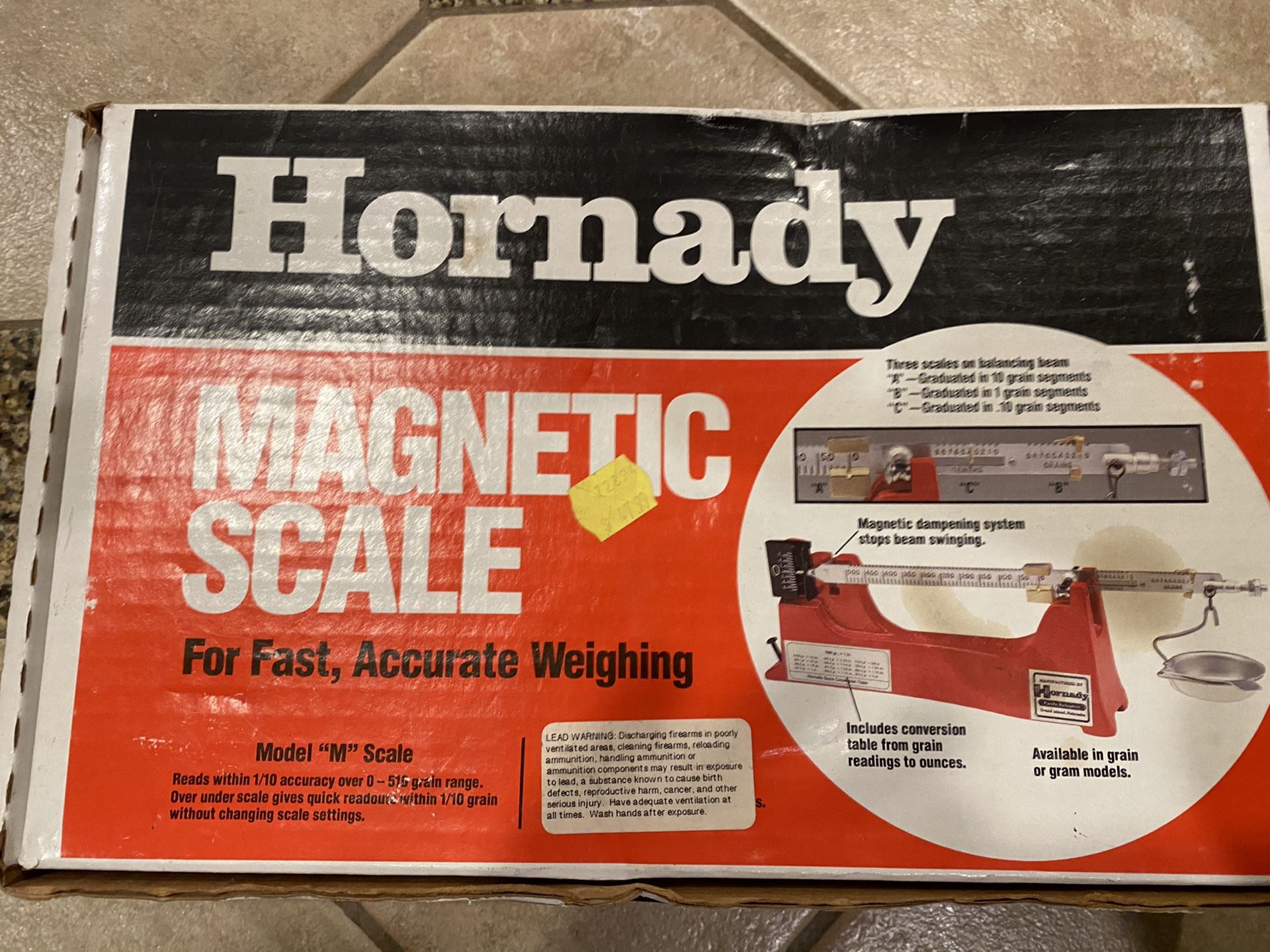 Hornady Magnetic Powder Scale for Sale in Snohomish, WA - OfferUp