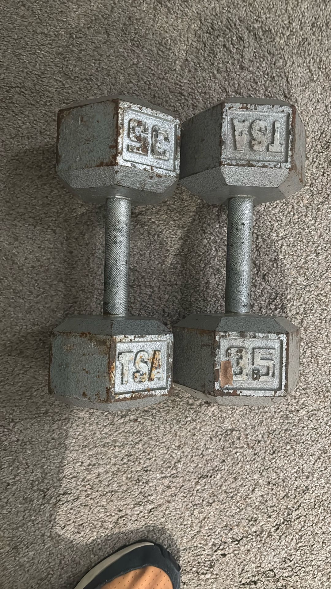 35lb Dumbbells for Sale in Santa Ana, CA - OfferUp