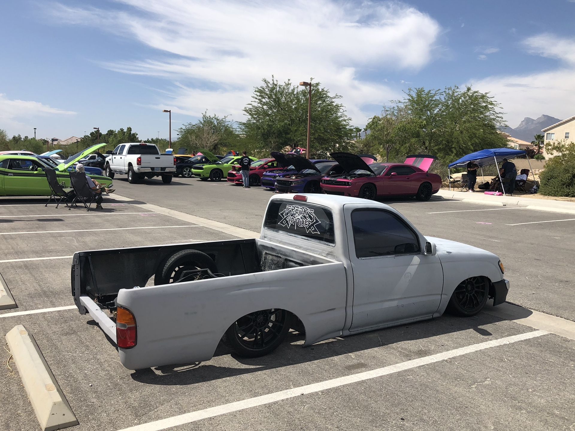 Bagged Toyota Pickup