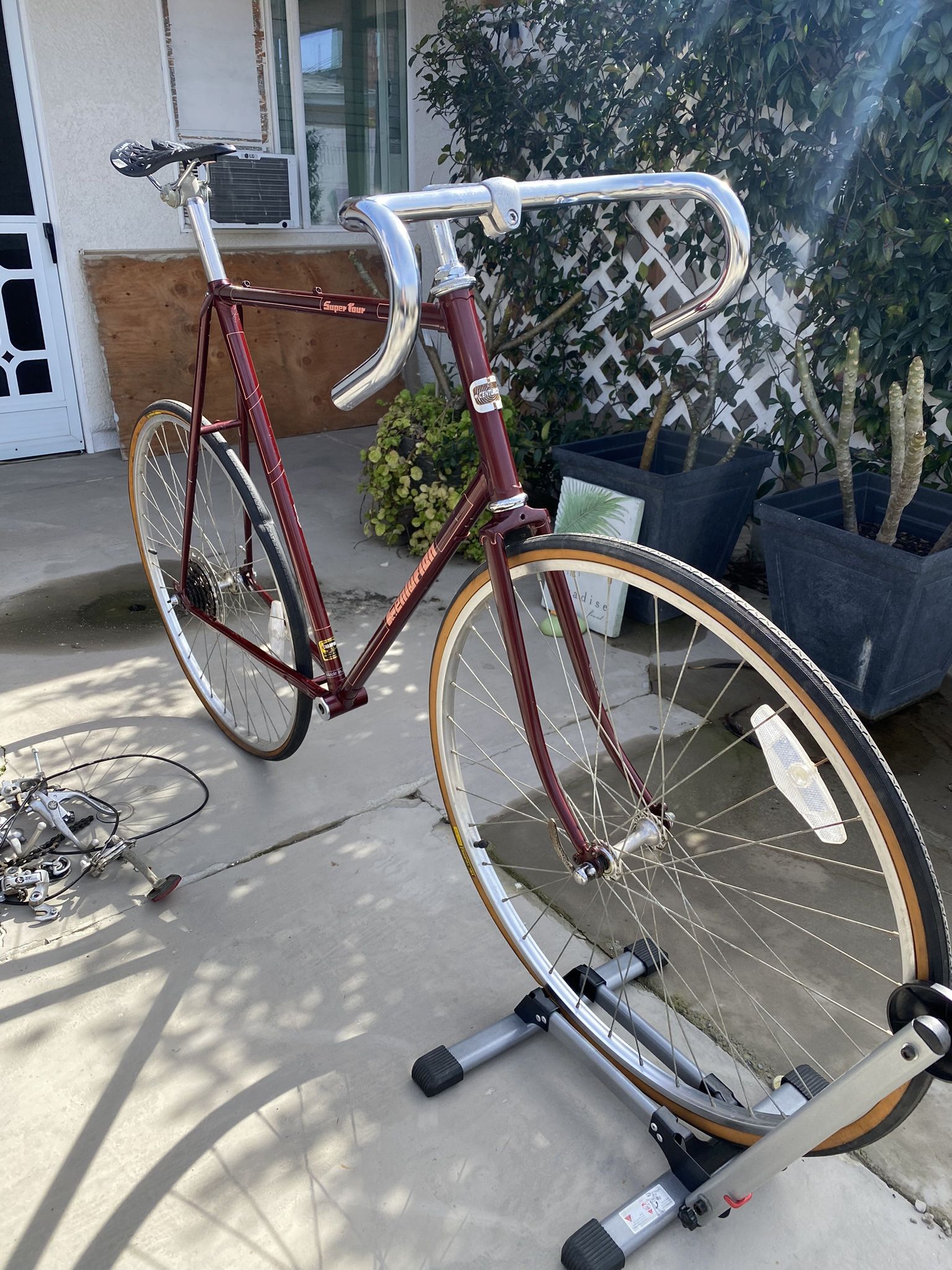 Vintage Japanese Road / Fixed Gear Frameset wth pull offs for Sale in ...