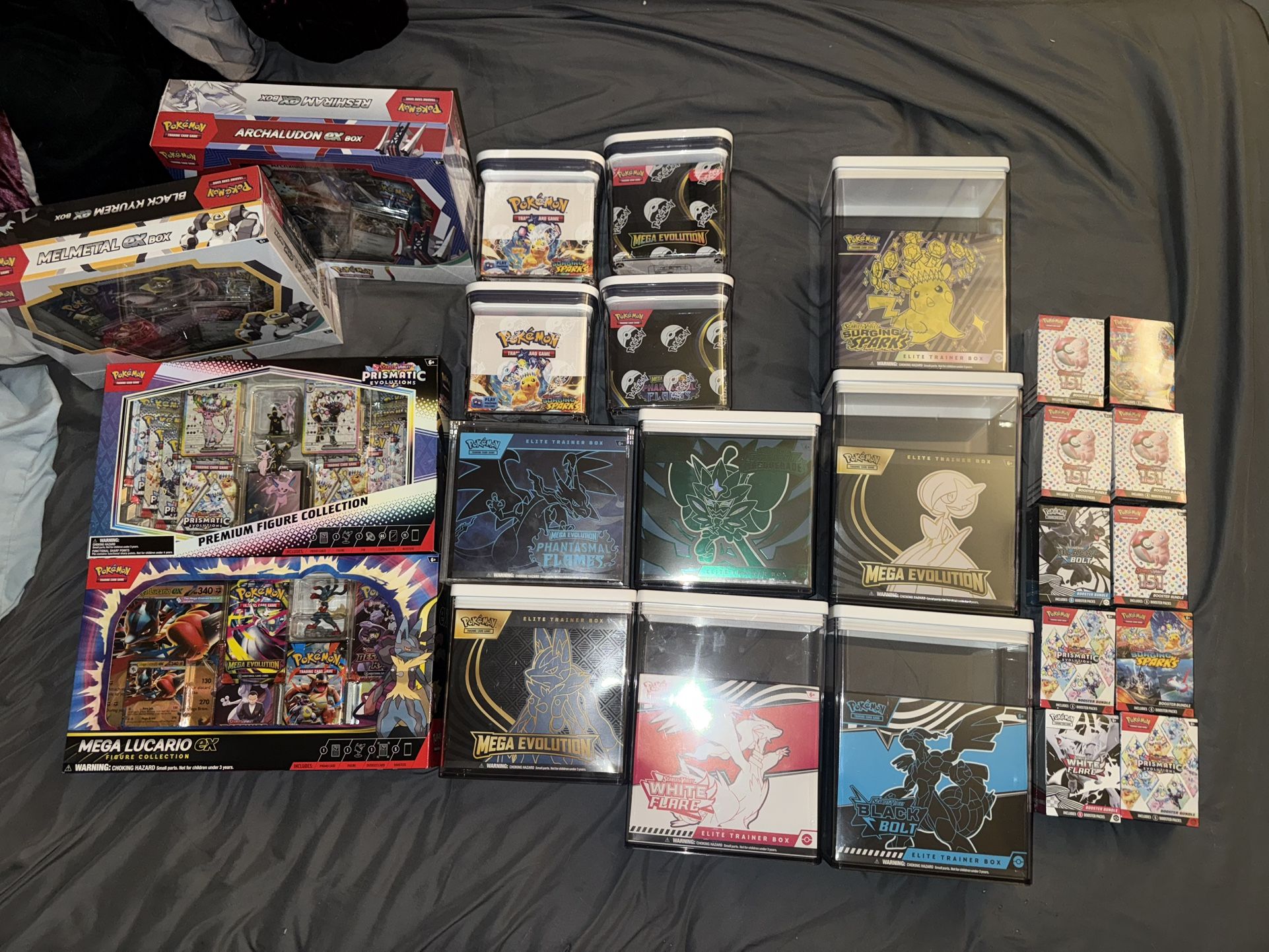 Pokemon Collection Lot (ETB’s, Booster Boxes, Booster Bundles, and ...