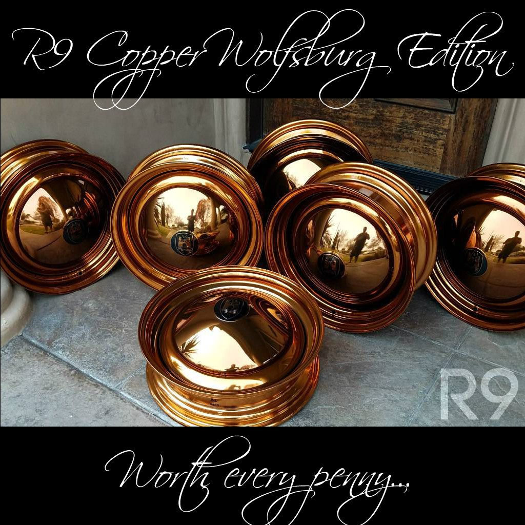 15" Copper Wolfsburg Edition Smoothie Wheels for Volkswagen Bug ...