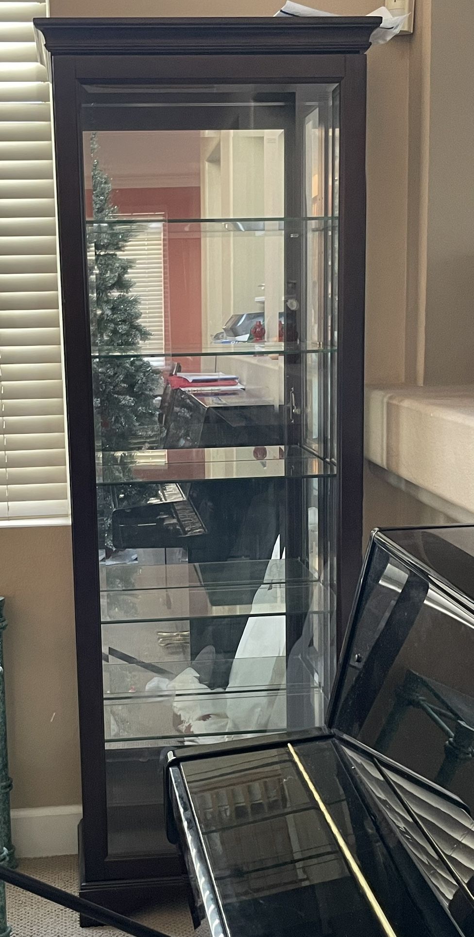 Home meridian curio cabinet store