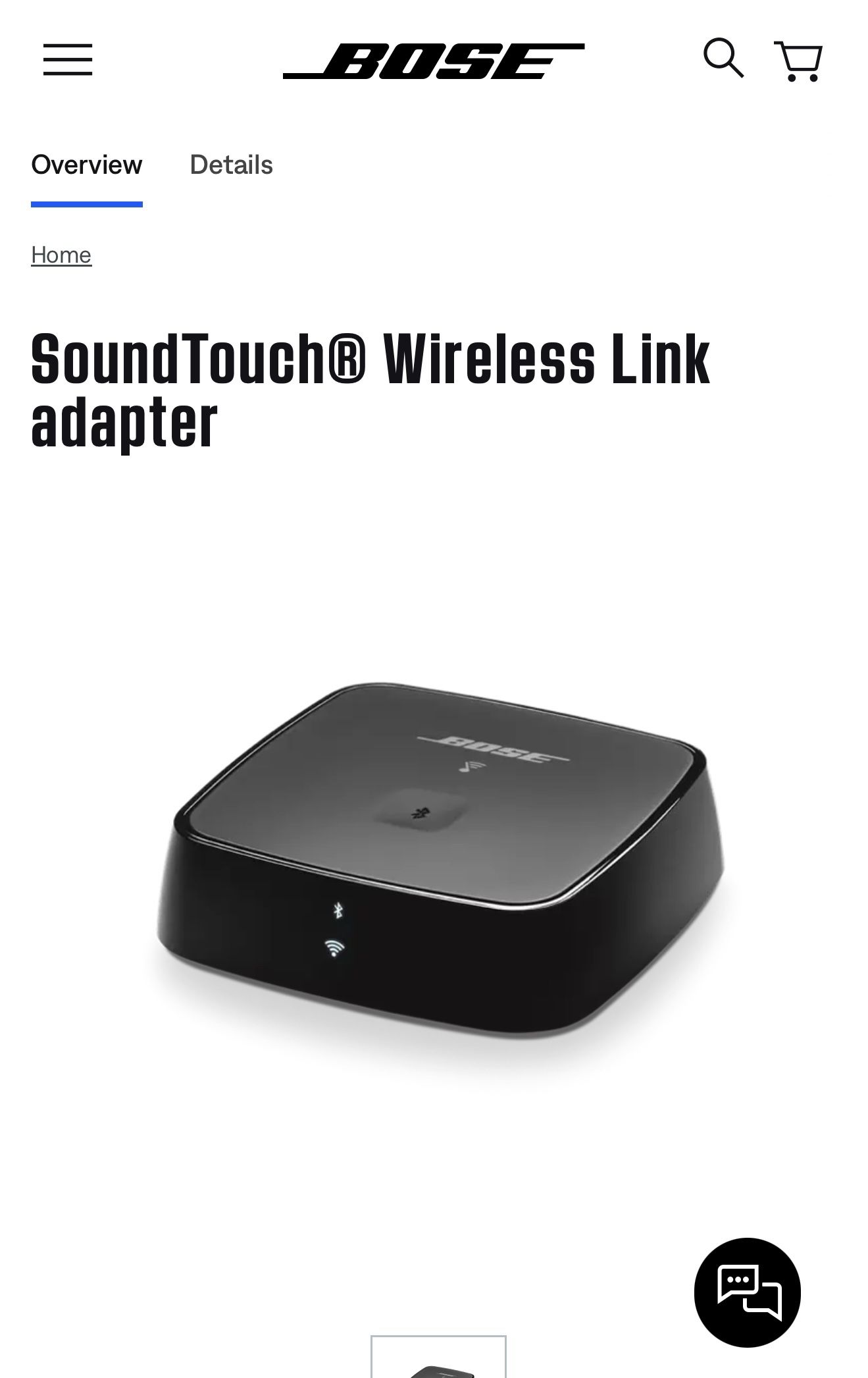 Bose SoundTouch Wireless Link Digital Analog Audio Input Output for ...