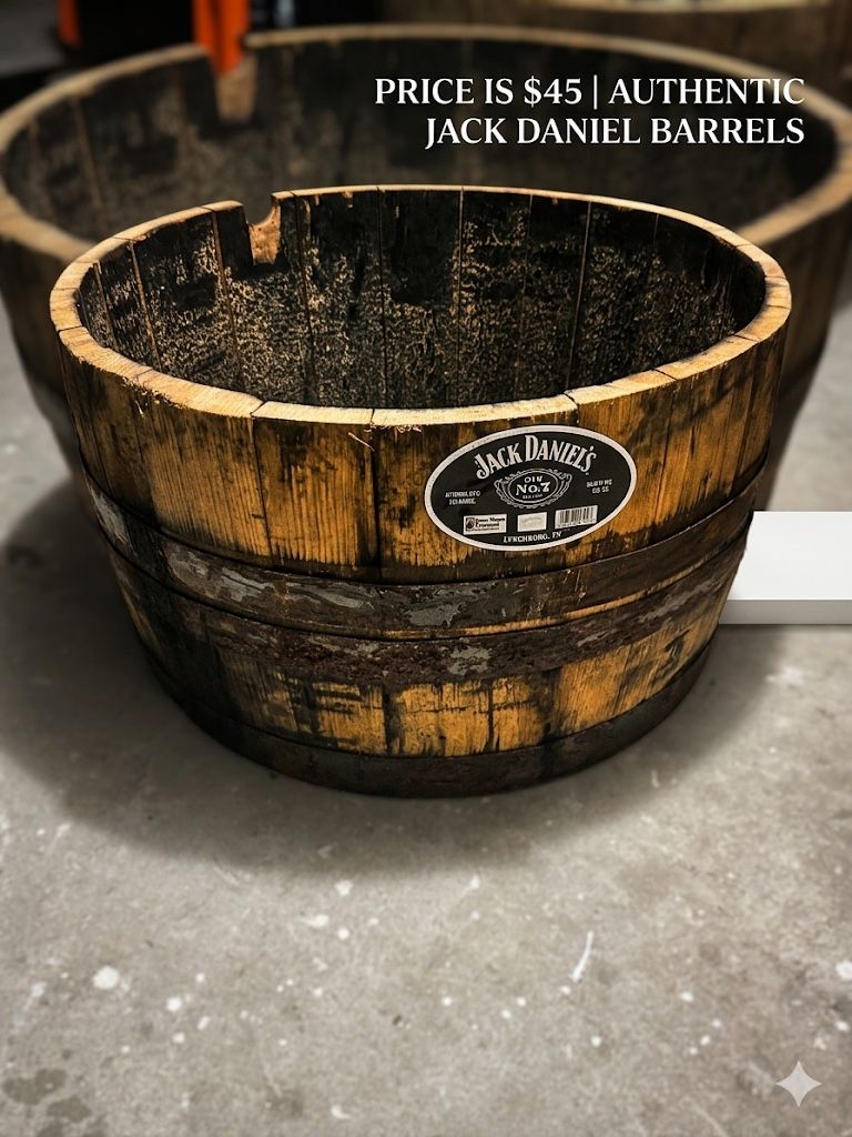 Seat Leon 15 Tsijack Daniels Whiskey Barrel Planter