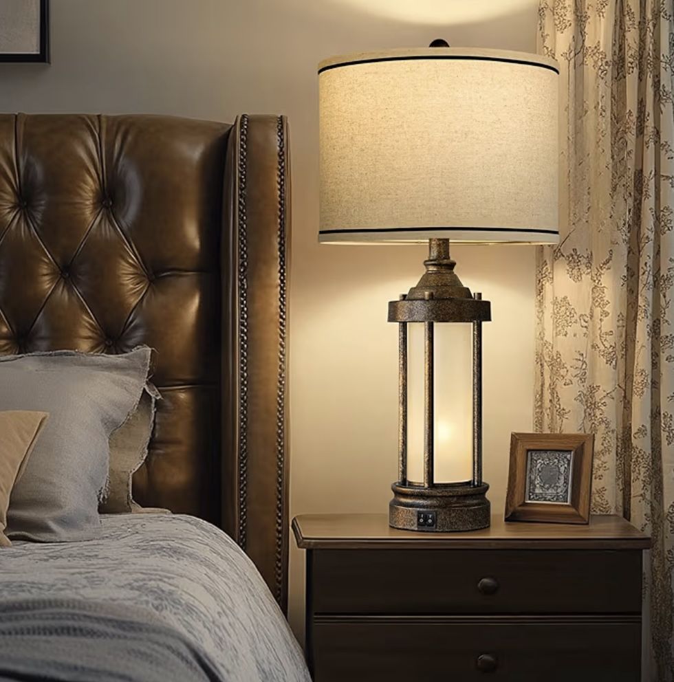 Night stand Lamp and side table lamp for bedroom, living room, office ...