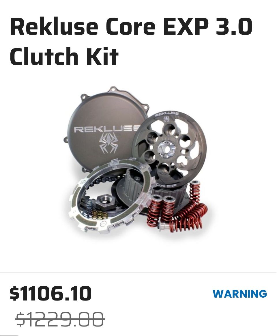 Rekluse Core EXP Clutch Kit For 2013-2016 KTM 500 EXC for Sale in ...