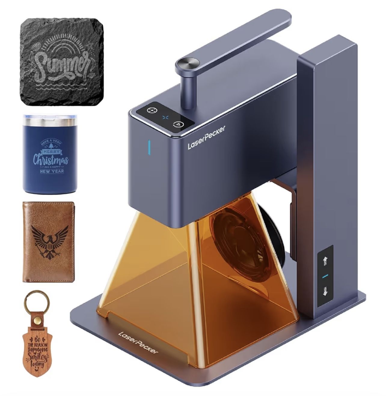 LaserPecker LP2 Handheld Laser Engraver, 1kg Portable Engraving Machine ...