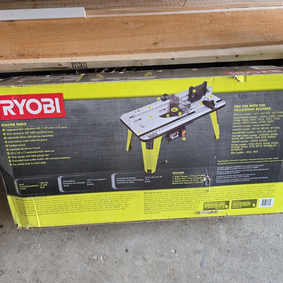 Ryobi Universal Router Table A25RT03 BRAND NEW NEVER OPENED for Sale in Oswego IL OfferUp
