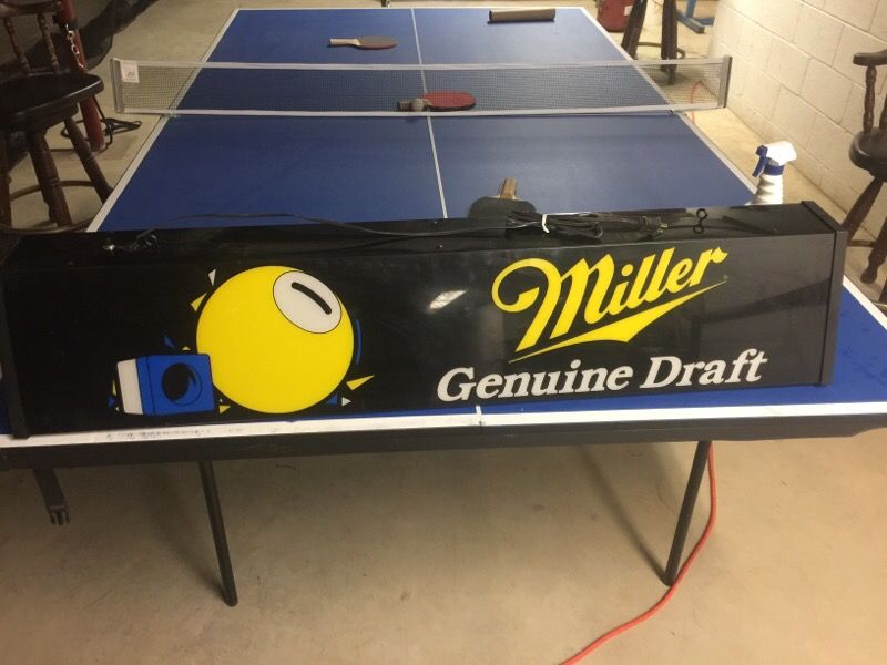48 "long by 10 inches wide by 10 inches high never use pool table light ...