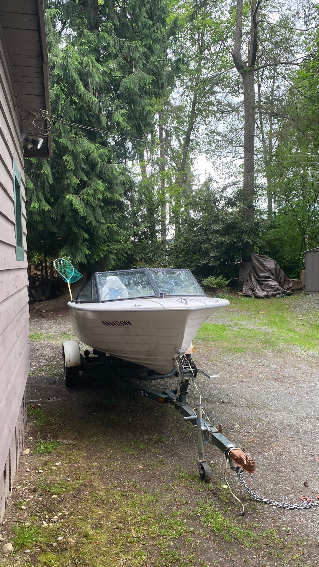 17 ft reinell boat and motor for Sale in Federal Way, WA - OfferUp