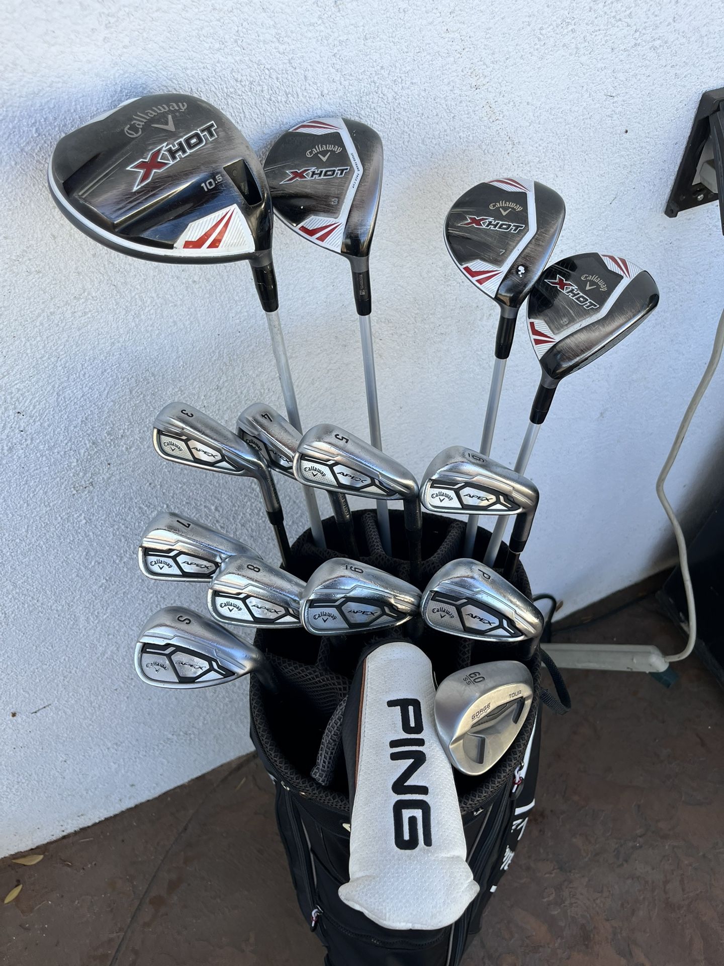 “NICE “ Beginners Callaway Complete Golf Set 15 CLUBS + Callaway Golf ...