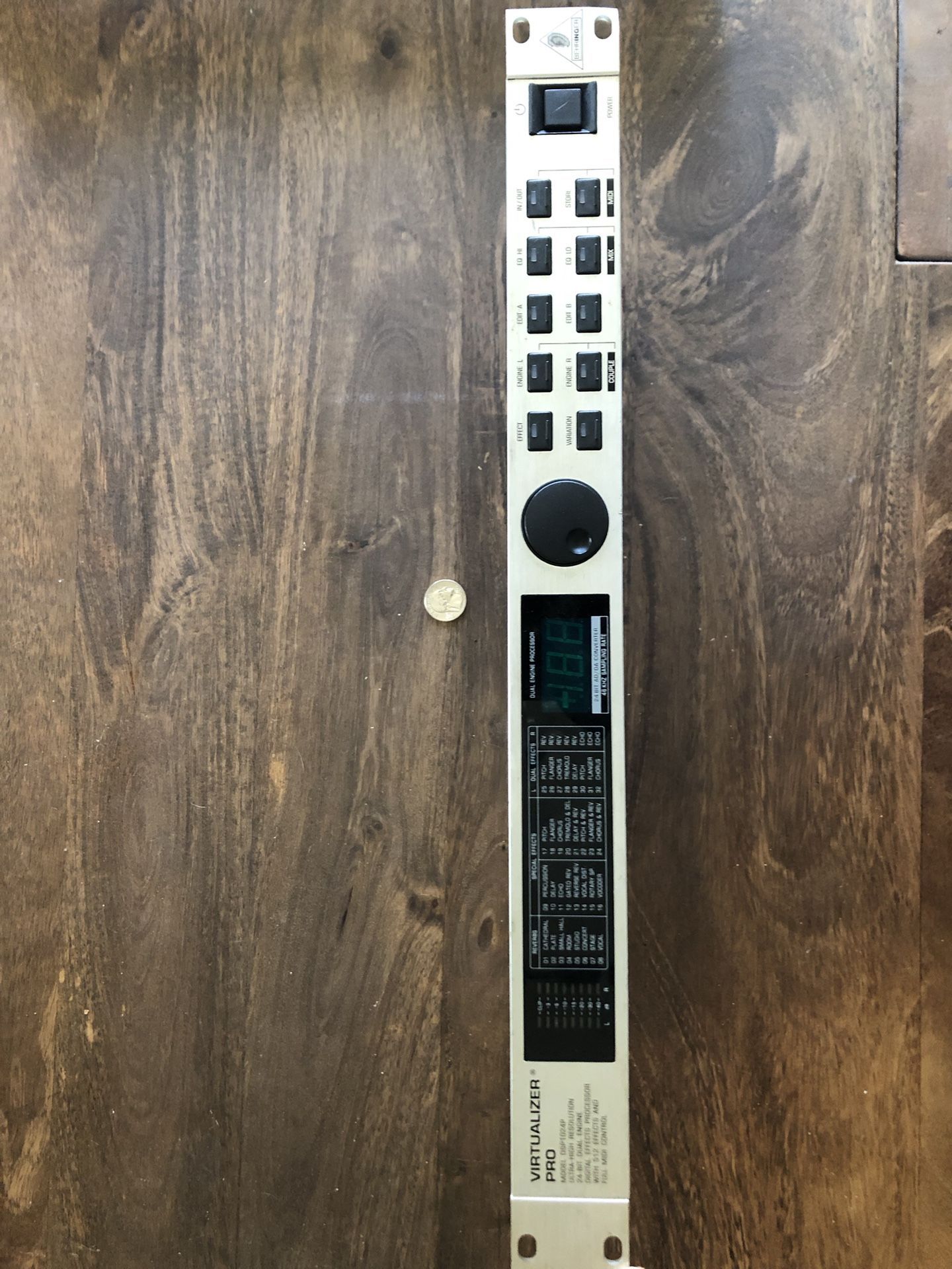 Behringer Virtualizer Pro 24Bit Dual Engine Digital Effects Processor ...