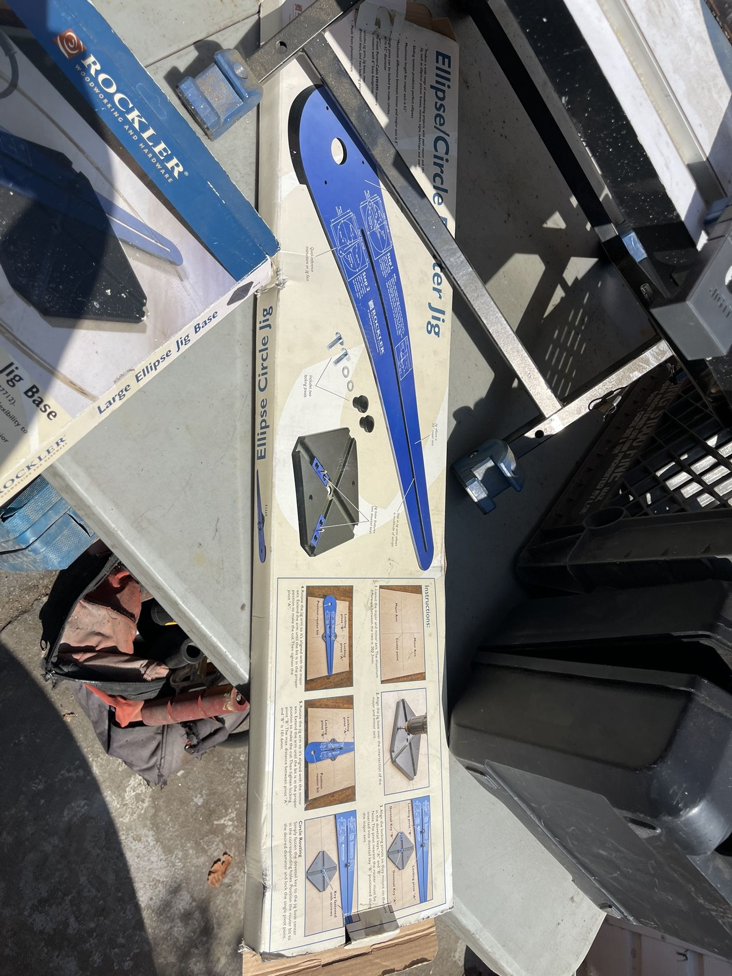 Rockler Ellipse Router Circle Cutting Jig And Base for Sale in Los ...