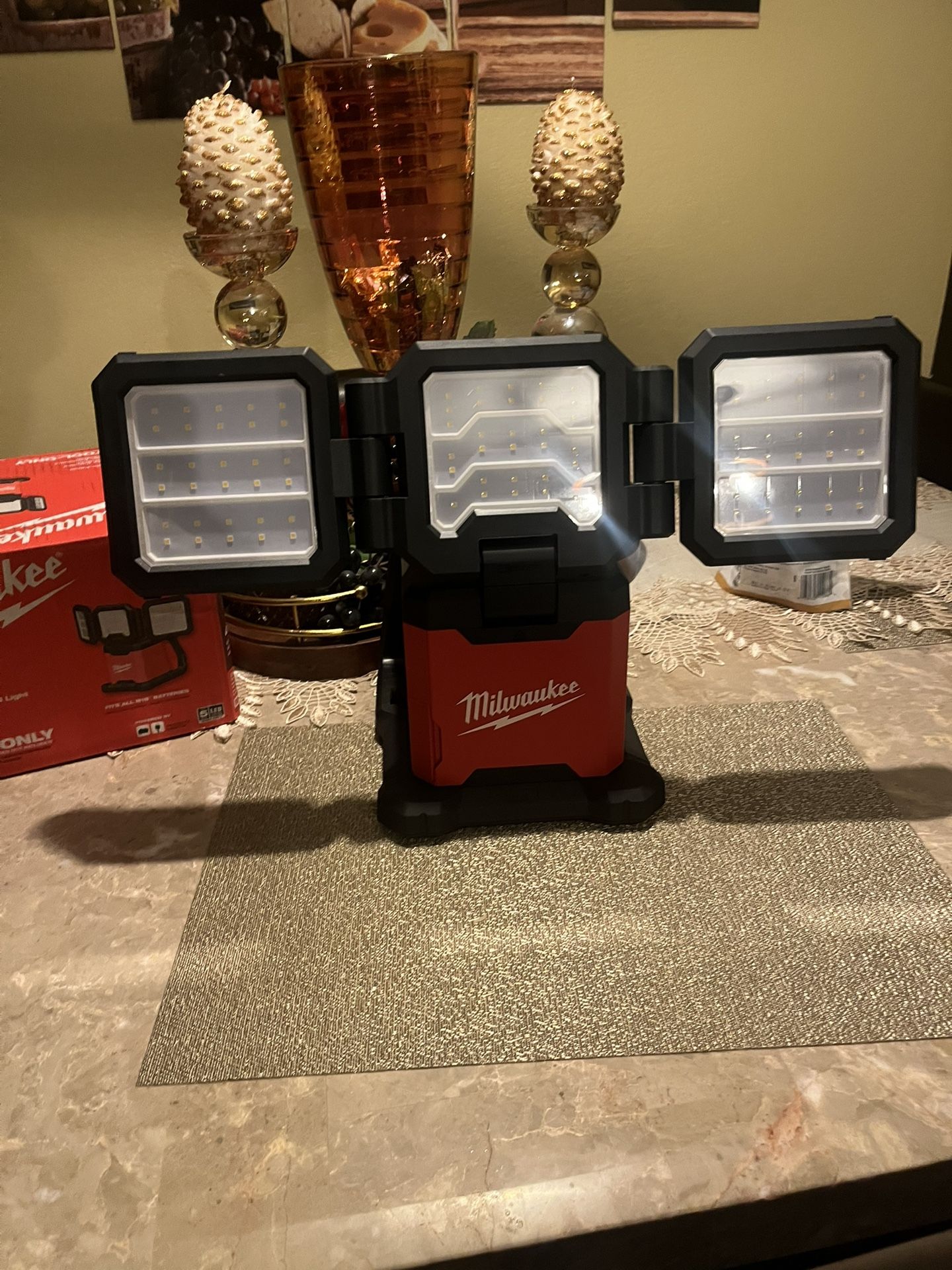 M18 18-Volt Lithium-Ion Cordless 4500 Lumens ROVER Dual Power Triple ...