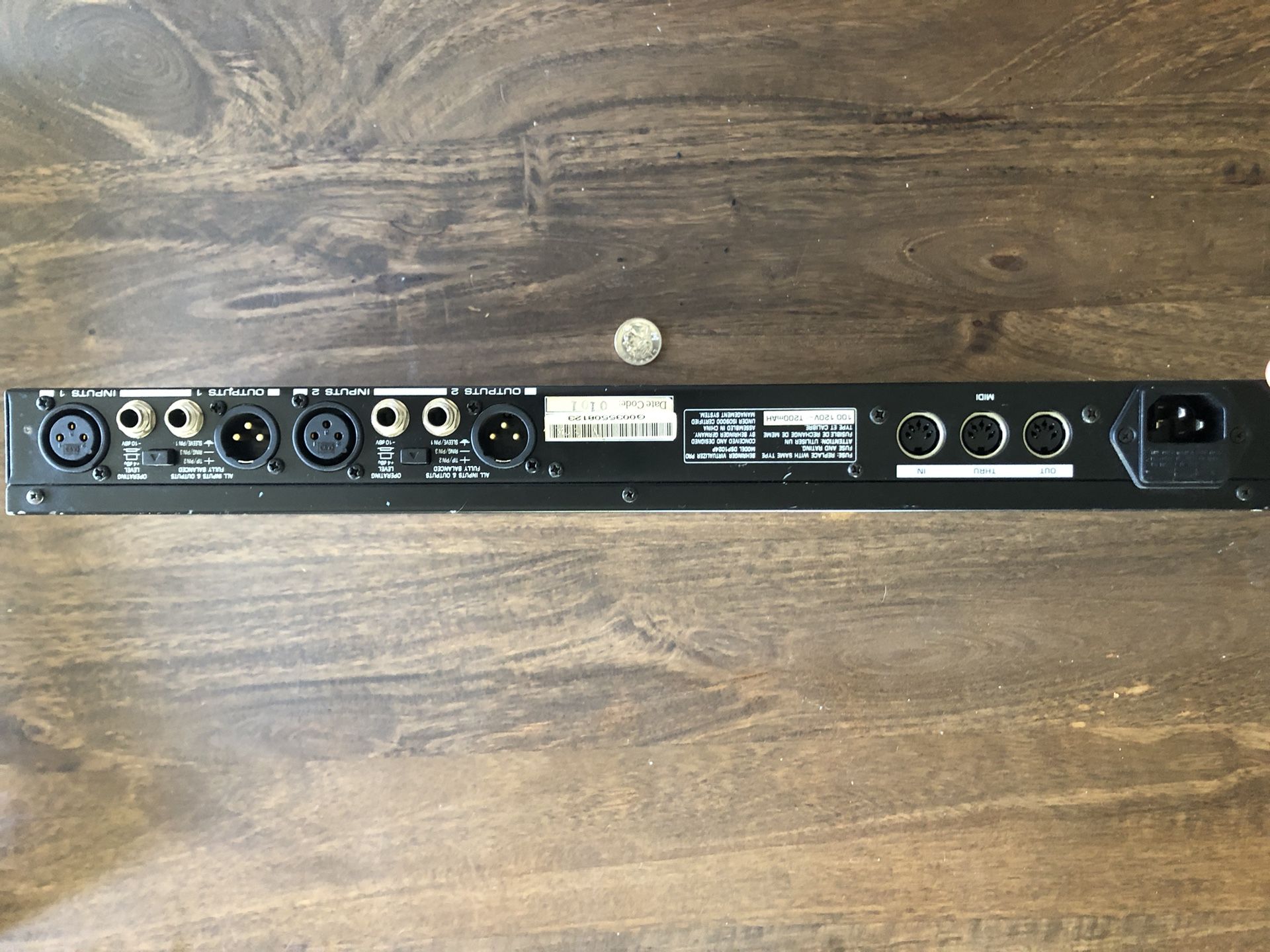 Behringer Virtualizer Pro 24Bit Dual Engine Digital Effects Processor ...