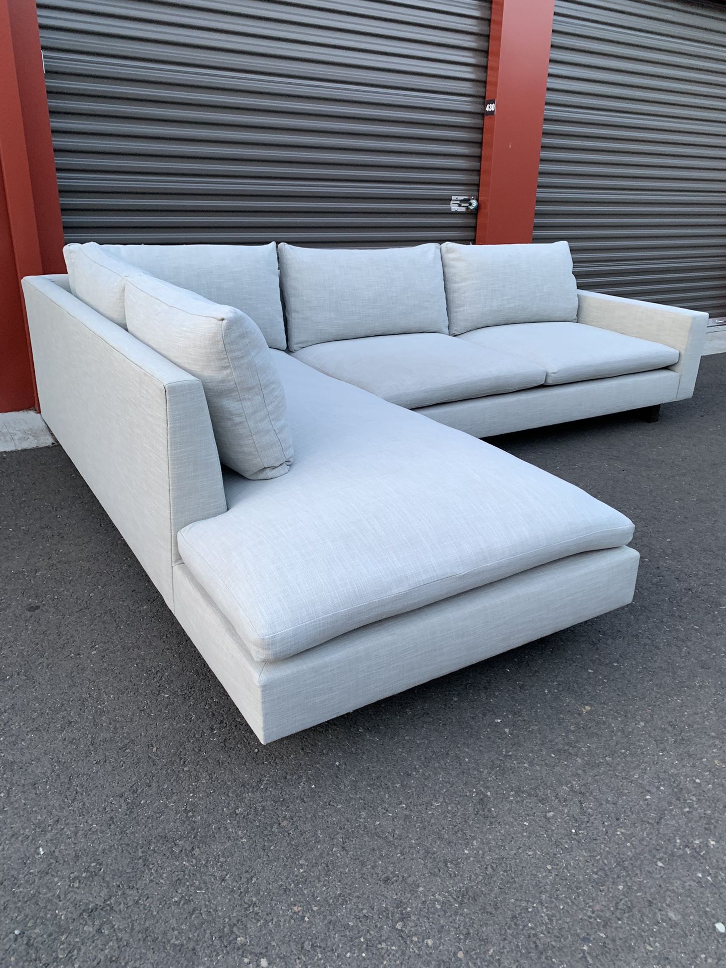 MCM Modern Sofa Sectional By: West Elm [Harmony] - Delivery Available ...