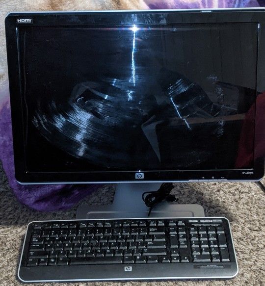 HP W2207H LCD Rotatable Monitor with speaker and stand, excellent ...