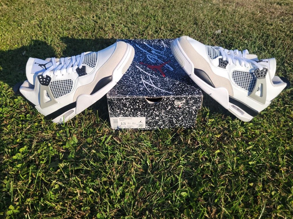 NEW Size 13 Men Jordan 4 Military Black DH6927-111 for Sale in Atlanta ...
