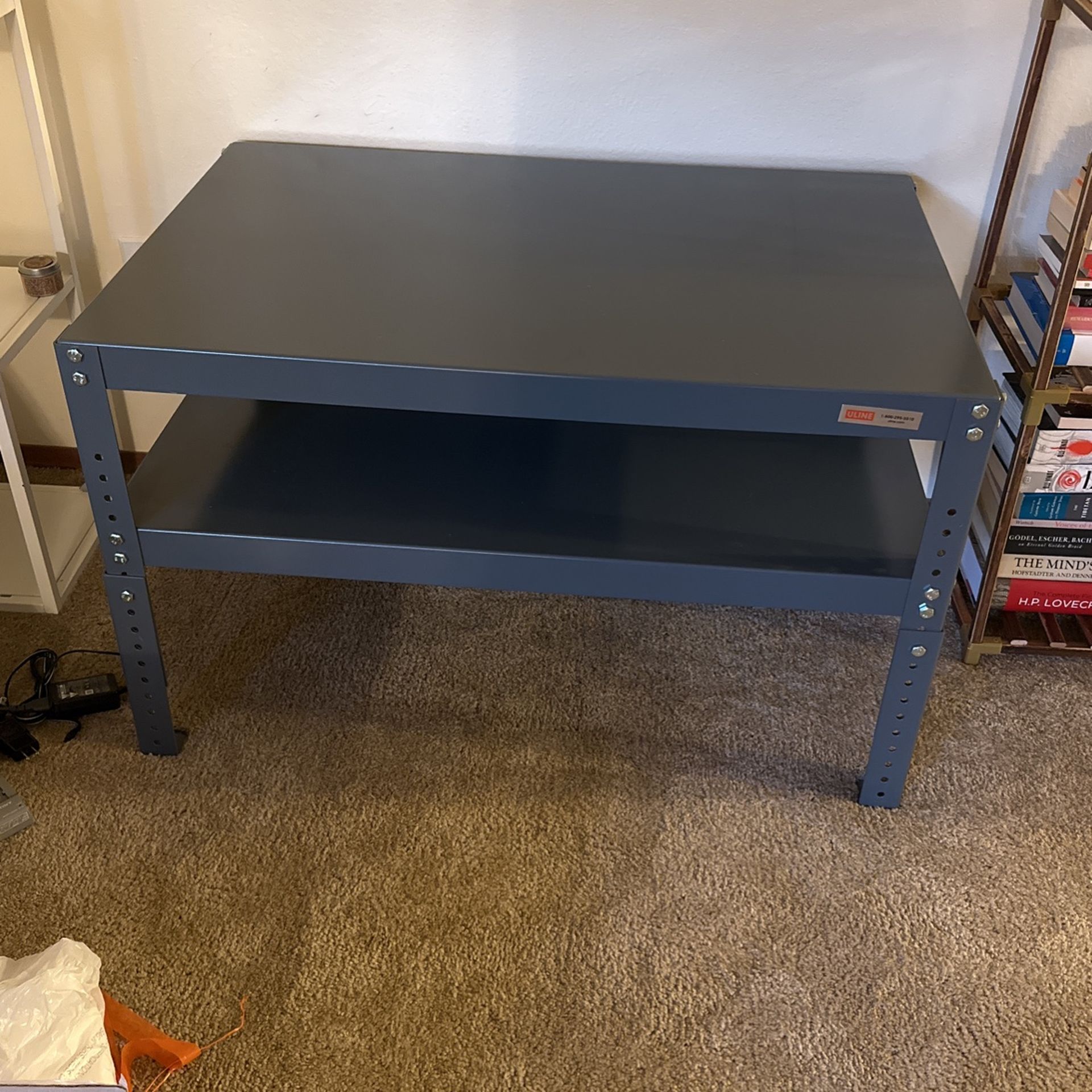 ULINE Adjustable Height Machine Table 36 X 24 X 30 37 For Sale In