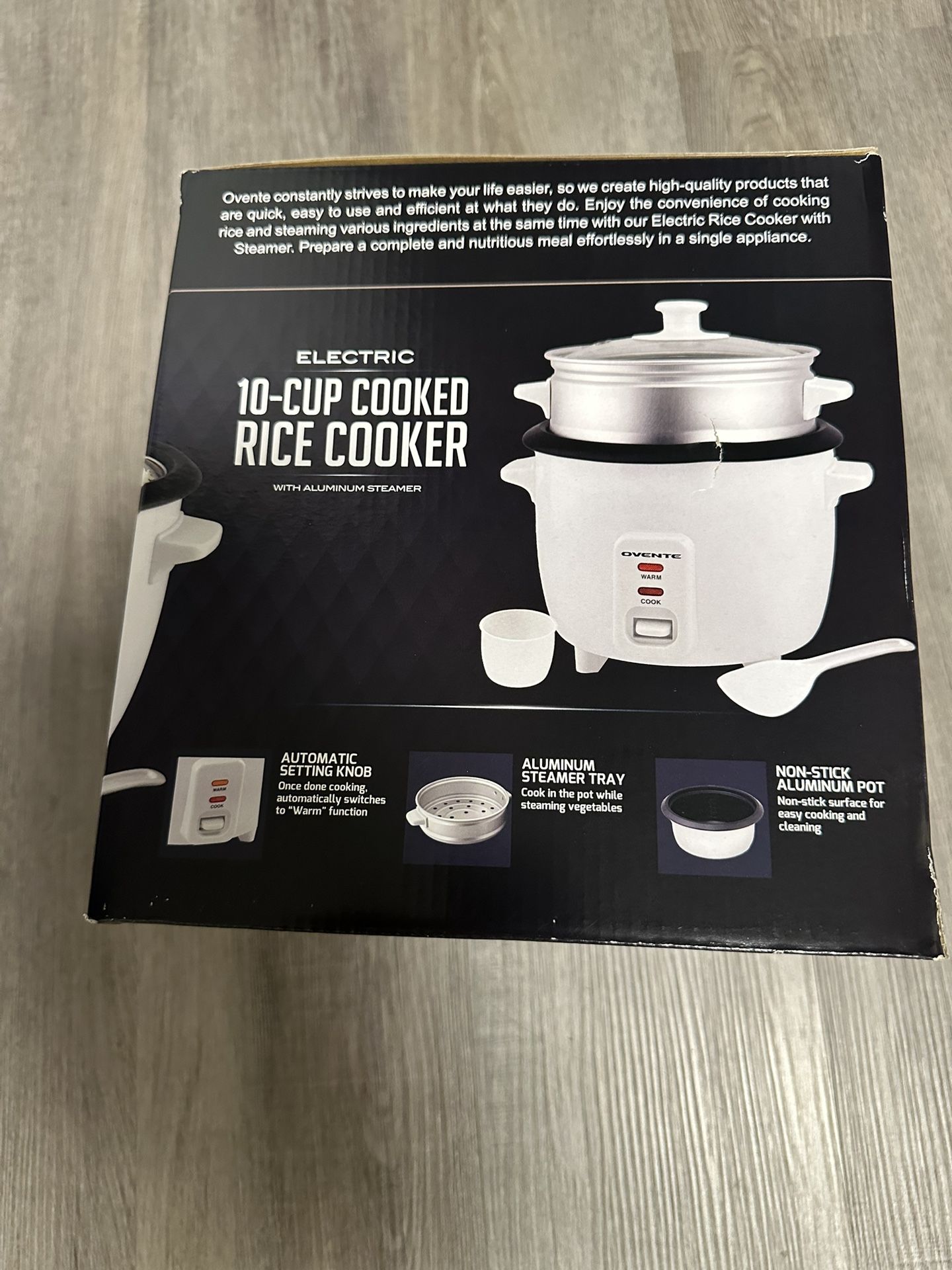 Ovente 10 Cup Rice Cooker New In Box for Sale in Boynton Beach, FL ...