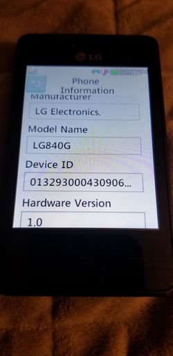 Lg 840g Cell Phone
