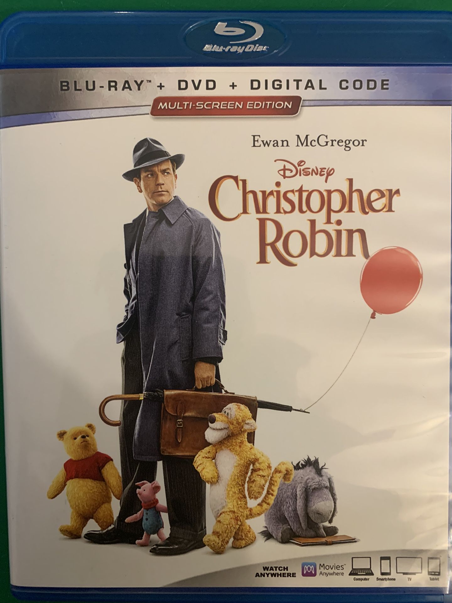 Disney’s CHRISTOPHER ROBIN (Blu-Ray + DVD!) for Sale in Coppell, TX ...