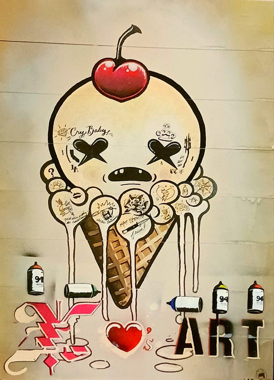 Street Art/ Graffiti Original Hand Painted Canvas Artwork ONE OF A KIND ...