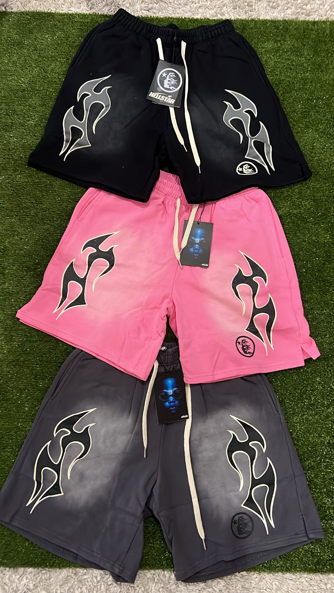 Hellstar And Sp5der Shorts for Sale in Tracy, CA - OfferUp