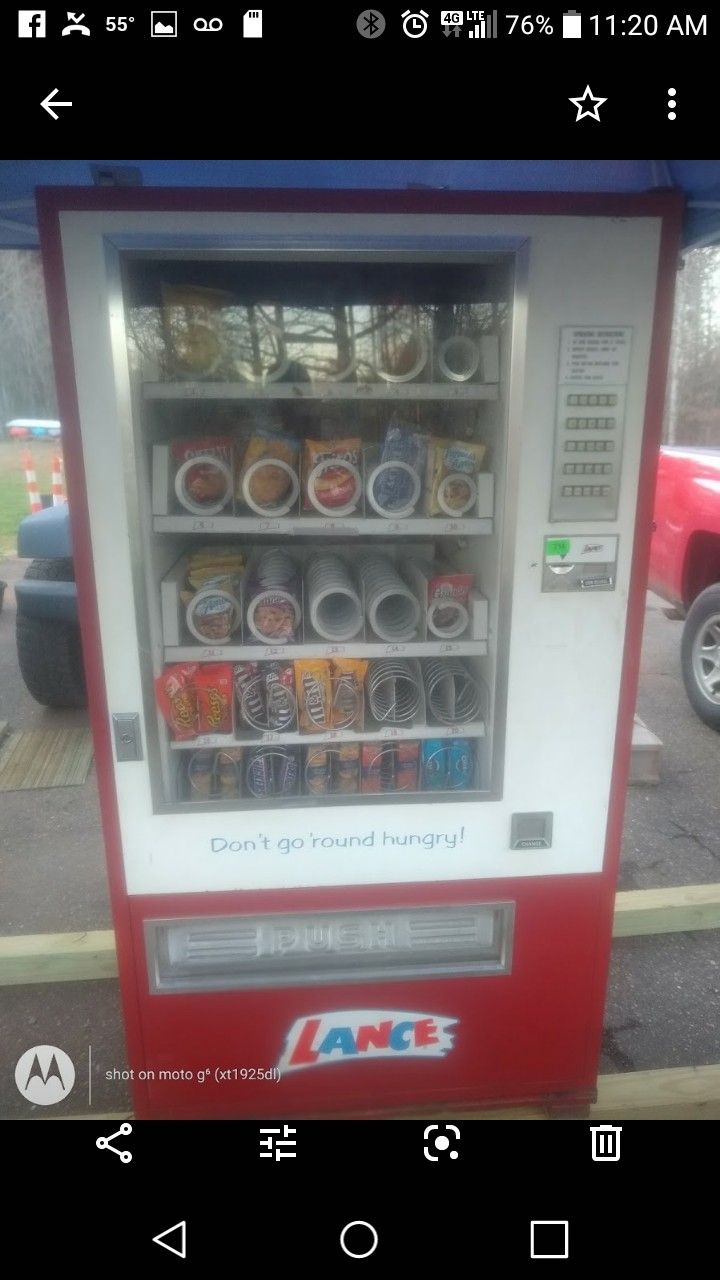Lance snack machine for Sale in Vale, NC - OfferUp