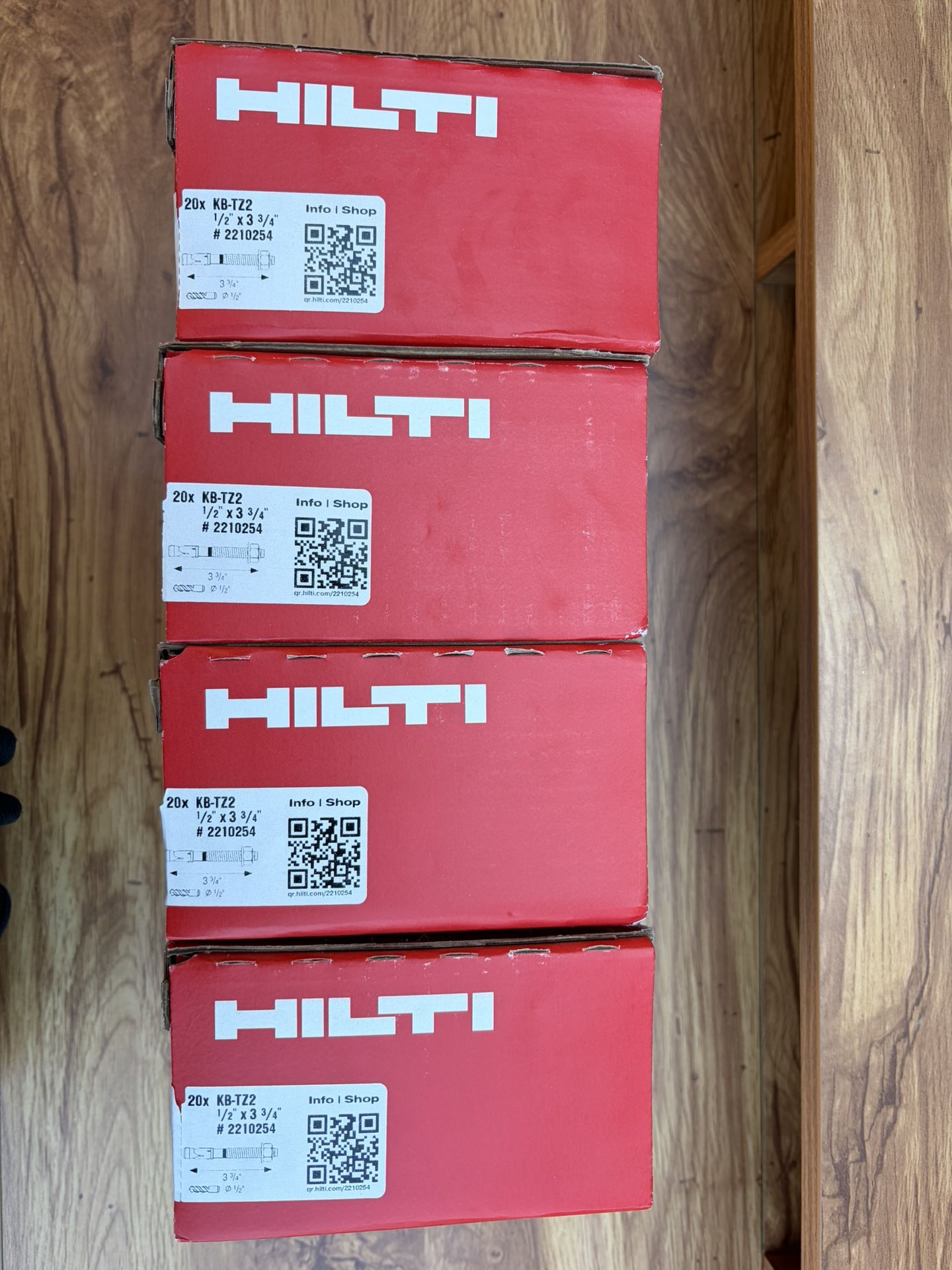 Four Boxes of Hilti 20x KB-1L2 1½" × 3 3/4" for Sale in Lakewood, CA ...