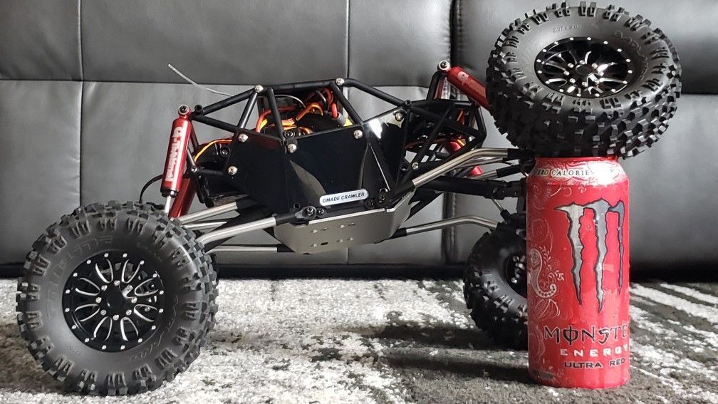 GMADE R1 RC ROCK CRAWLER, CUSTOM KIT WITH REAR STEER for Sale in ...